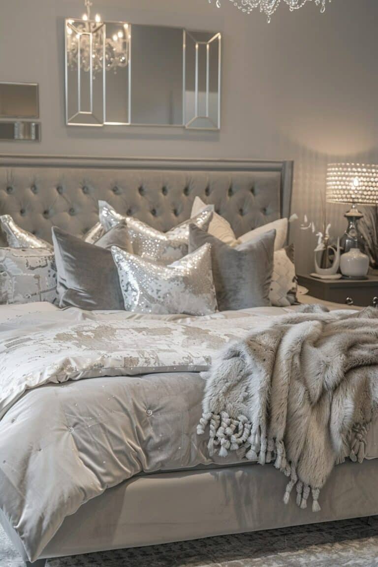29 Grey Boho Bedroom Decor Ideas