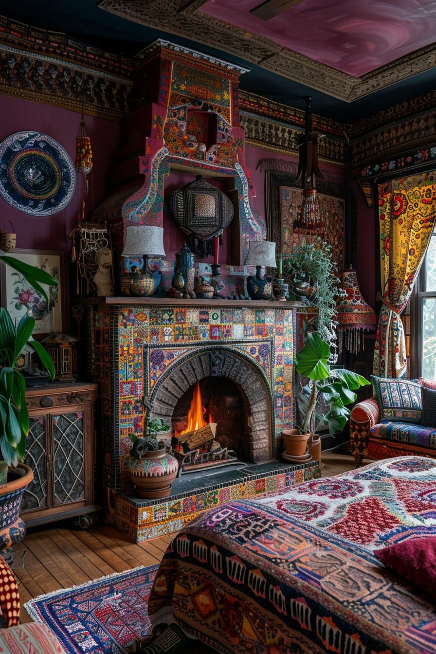 29 Boho Bedroom With Fireplace Ideas You Need To Check Out