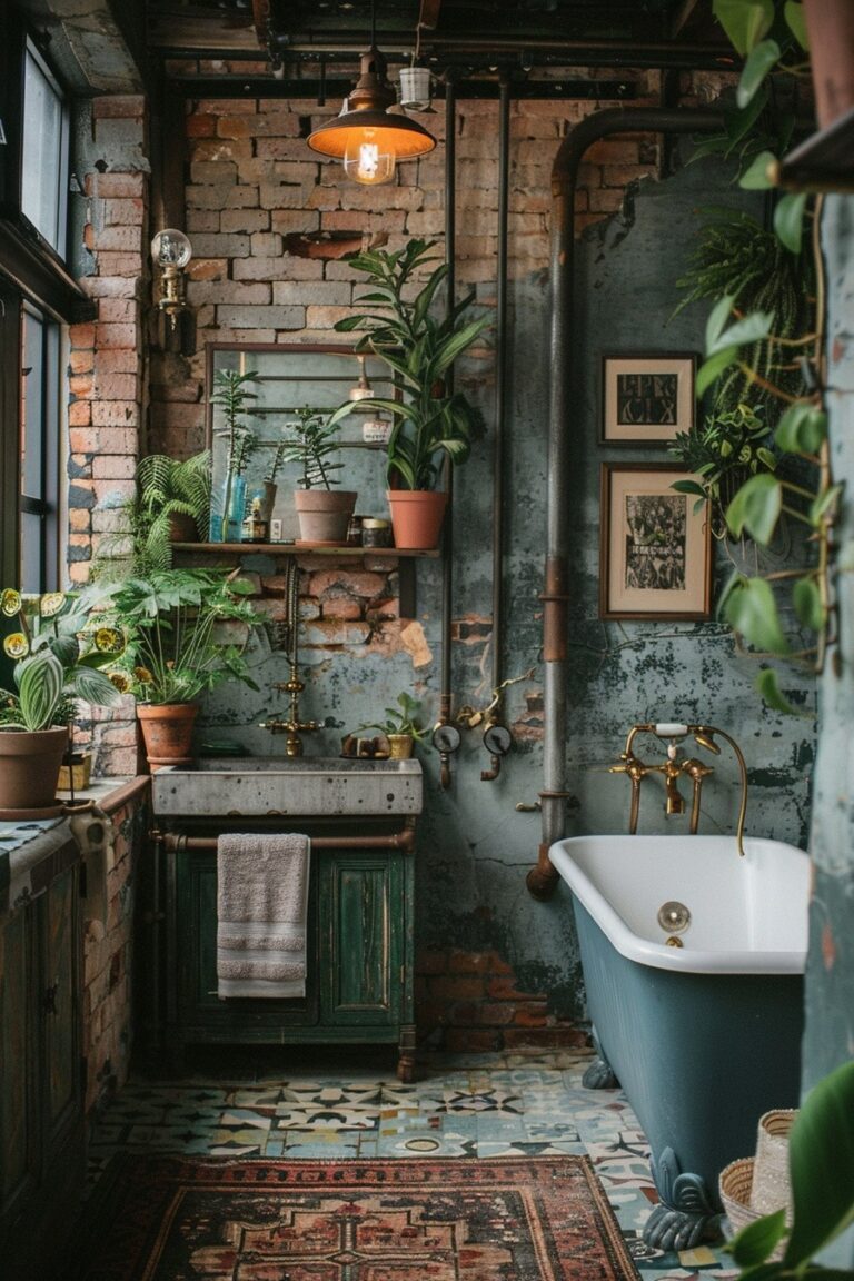 29 Boho Bathroom Ideas For A Chic And Relaxing Space