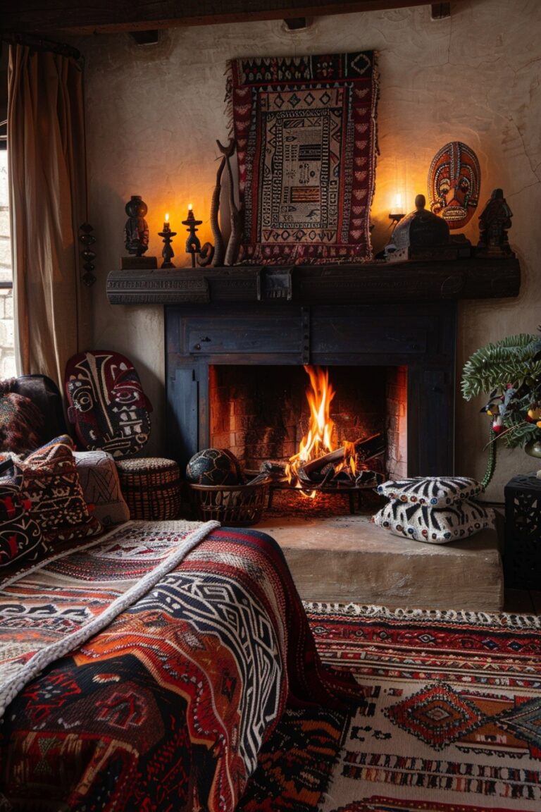 29 Boho Bedroom With Fireplace Ideas You Need To Check Out
