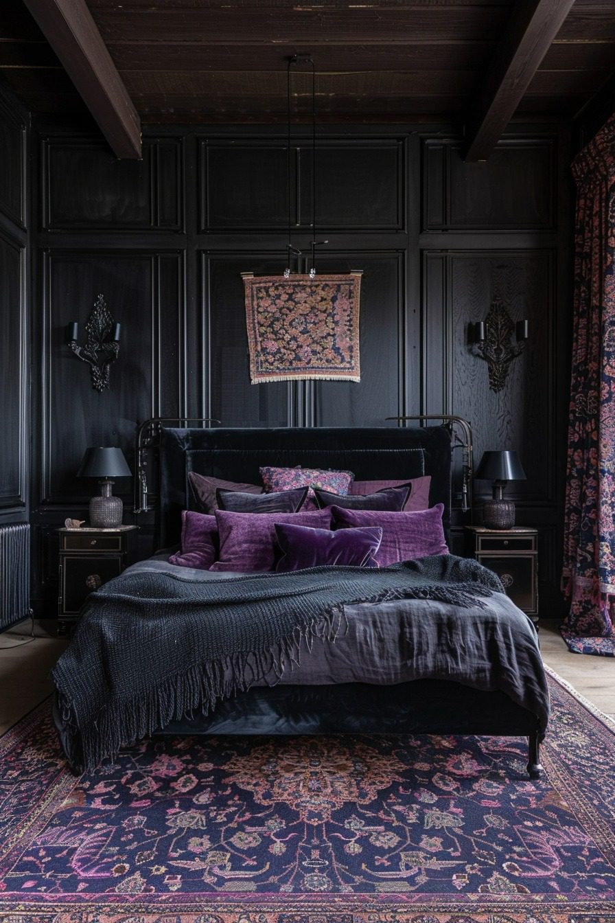 29 Goth Boho Bedroom Ideas To Unleash Your Mysterious Side