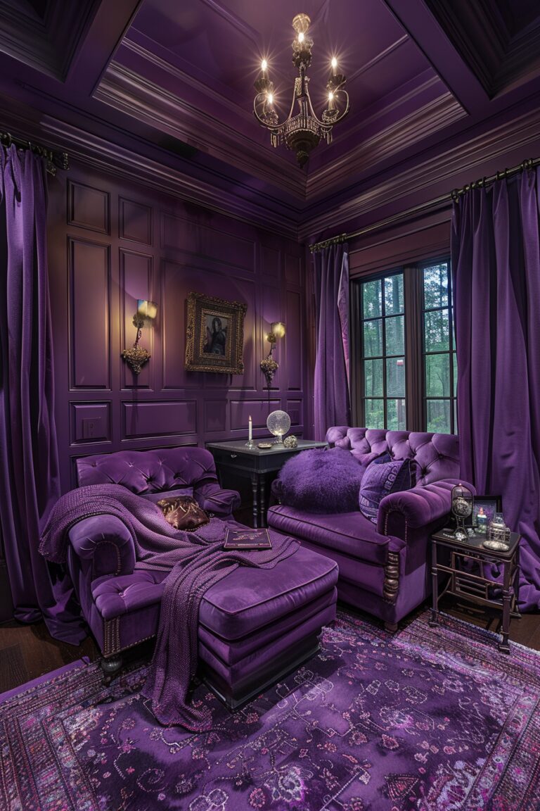 29 Enchanting Purple Witchy Bedroom Ideas To Mystify Your Space