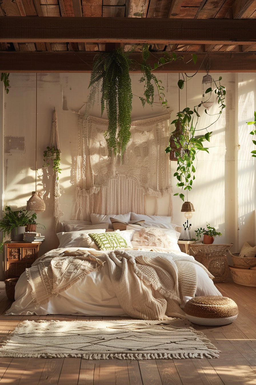29 Boho Bedrooms With High Ceilings For Ultimate Elegance