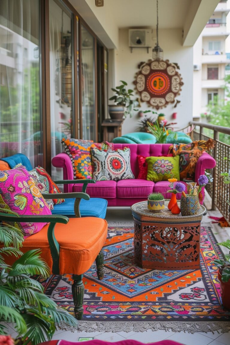 28 Boho Balcony Vibes To Make The Most Of Your Outdoor Area