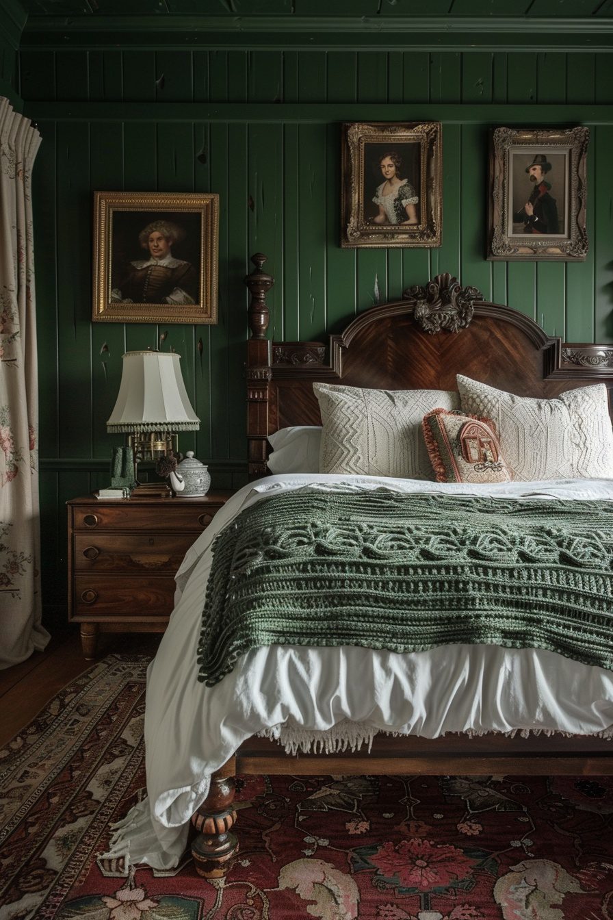 29 Dark Green Bedroom Ideas For A Cozy And Elegant Atmosphere