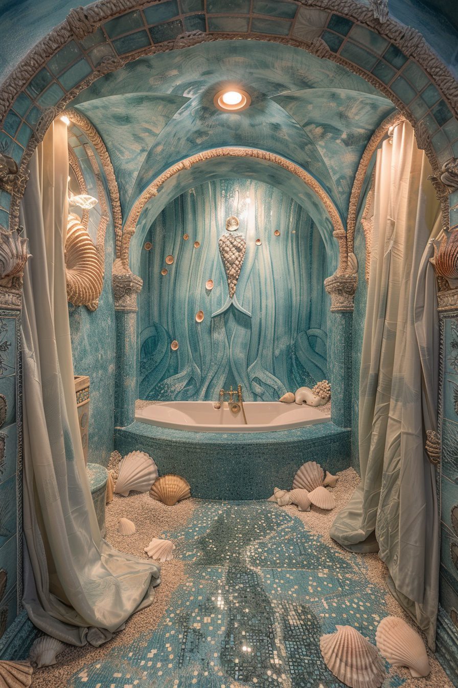 29 Mermaid Bathroom Designs For An Underwater Fantasy
