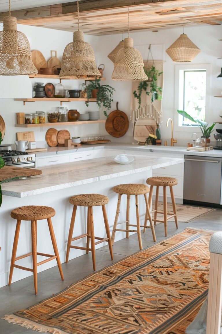 29 Boho Kitchen Ideas To Elevate Your Home’s Style