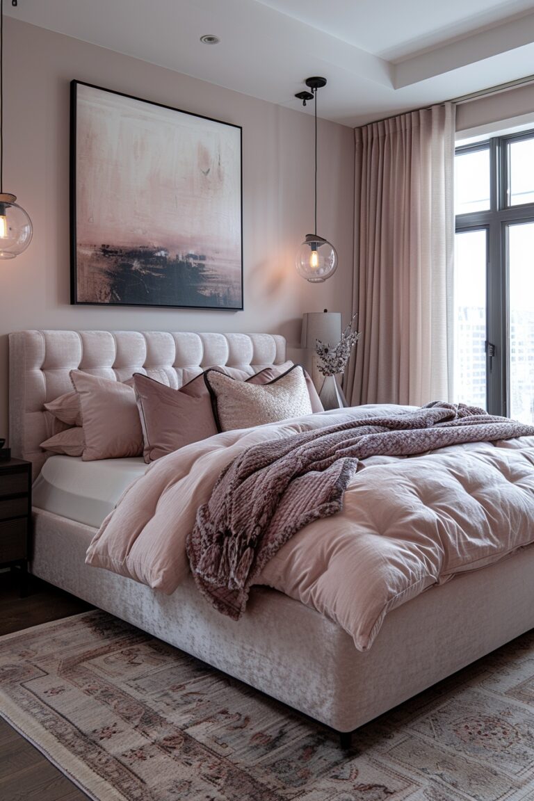 29 Pink And Black Bedrooms For A Chic And Edgy Look