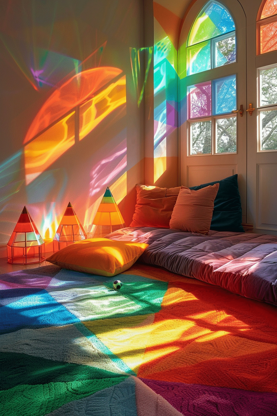 29 Whimsical Rainbow Bedroom Ideas: Transform Your Space With A Burst ...