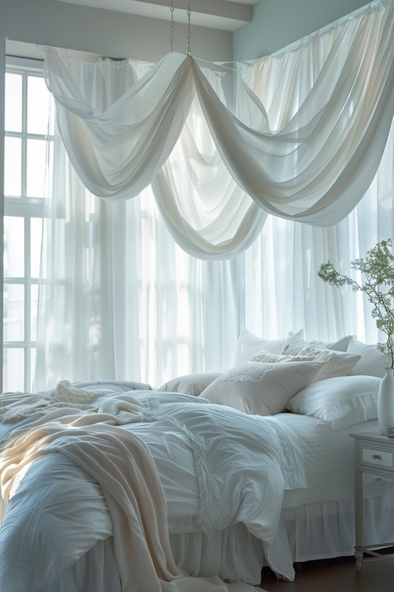 29 Canopy Bed With Curtains To Elevate Your Bedroom Decor