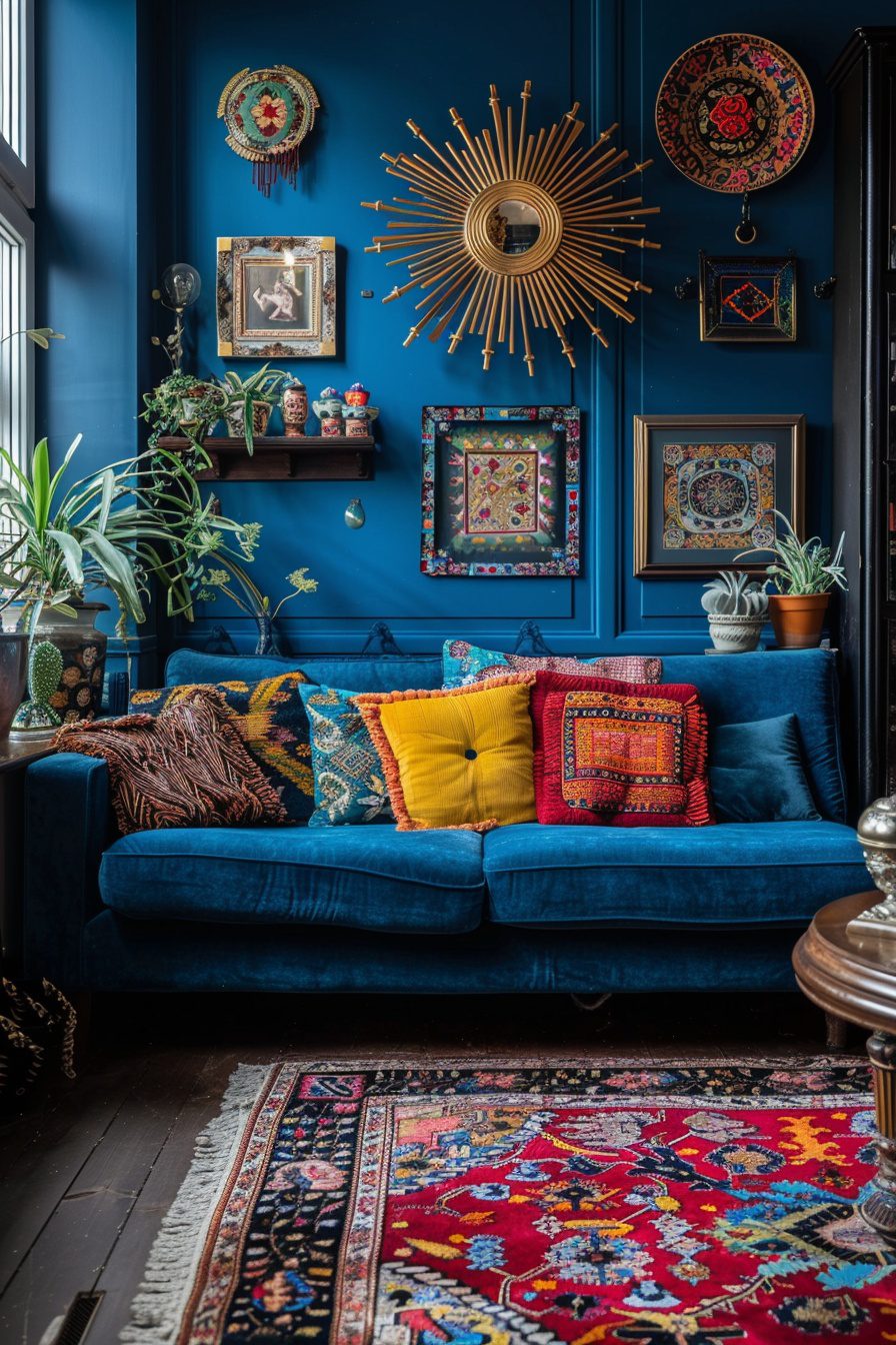29 Blue Boho Apartment Ideas To Transform Your Living Space