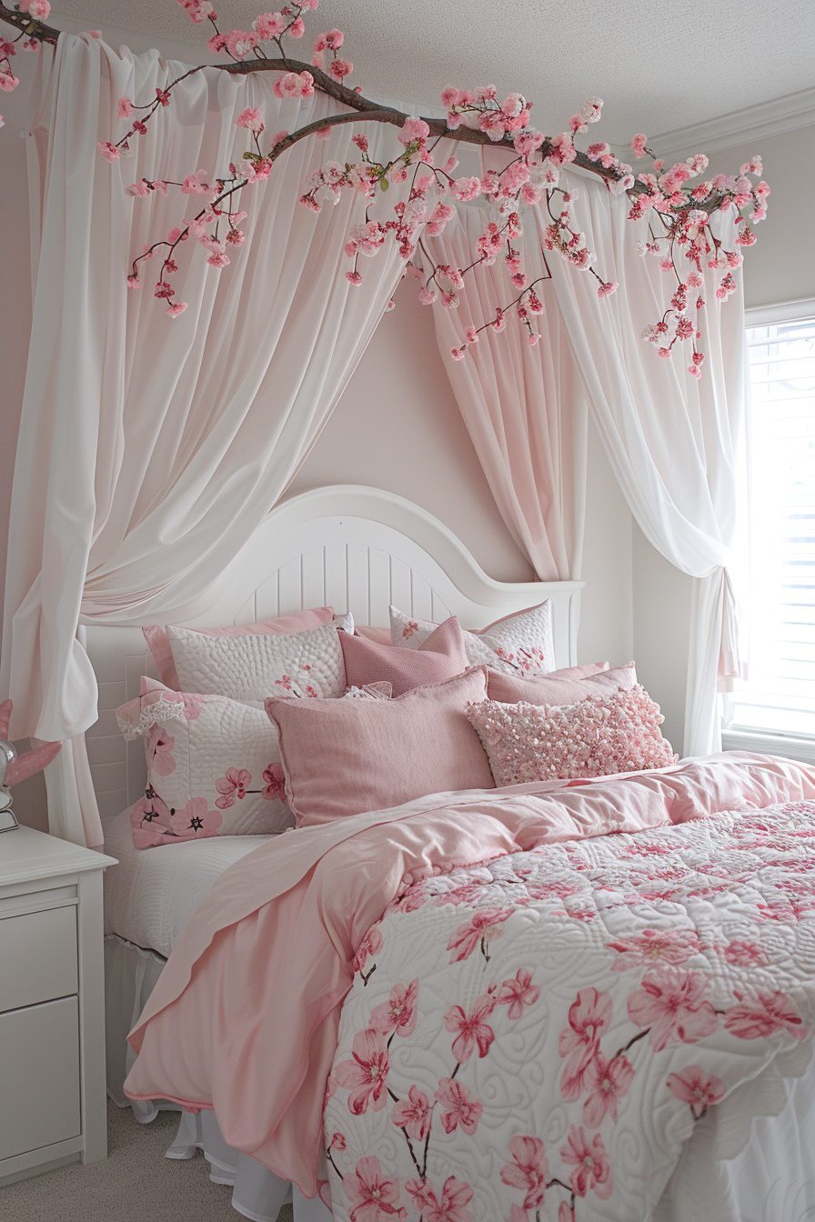 29 Girls Bed With Canopy Styles For A Fairy Tale Look