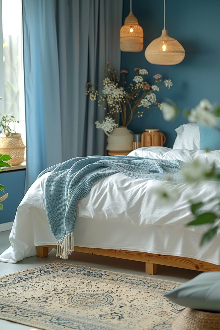 29 Blue Boho Dorm Room Ideas For A Stylish And Serene Environment