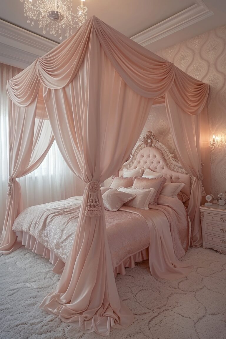 29 Canopy Bed With Curtains To Elevate Your Bedroom Decor