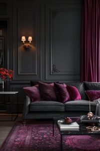 29 Dark Grey Couch Living Room Ideas To Add Sophistication
