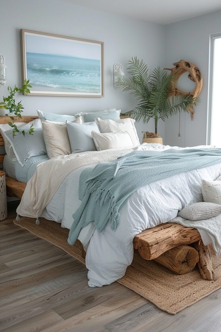 29 Beachy Boho Bedroom Ideas To Infuse Your Space With Coastal Charm