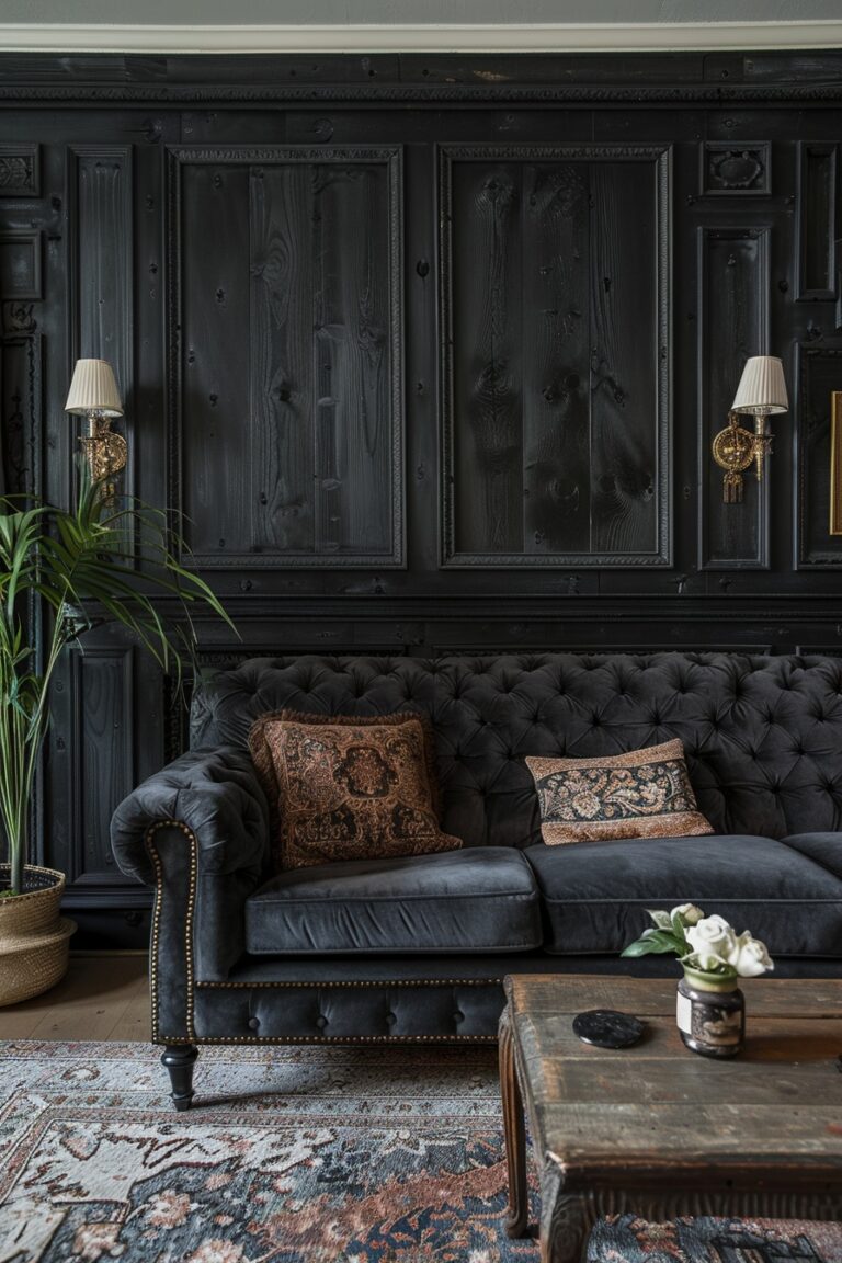 29 Dark Grey Couch Living Room Ideas To Add Sophistication