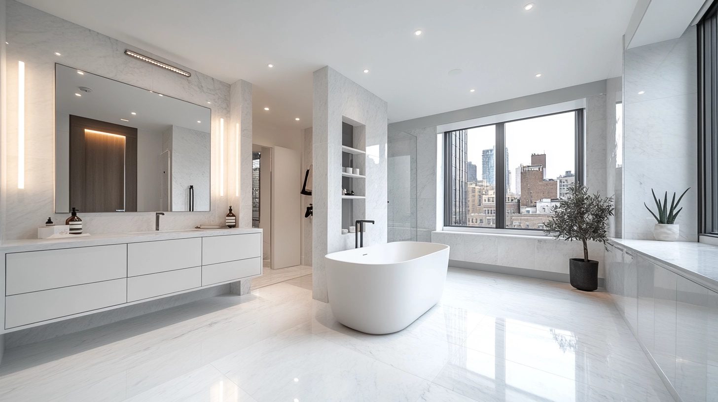 29 Urban Bathroom Ideas To Add A Touch Of City Glamour
