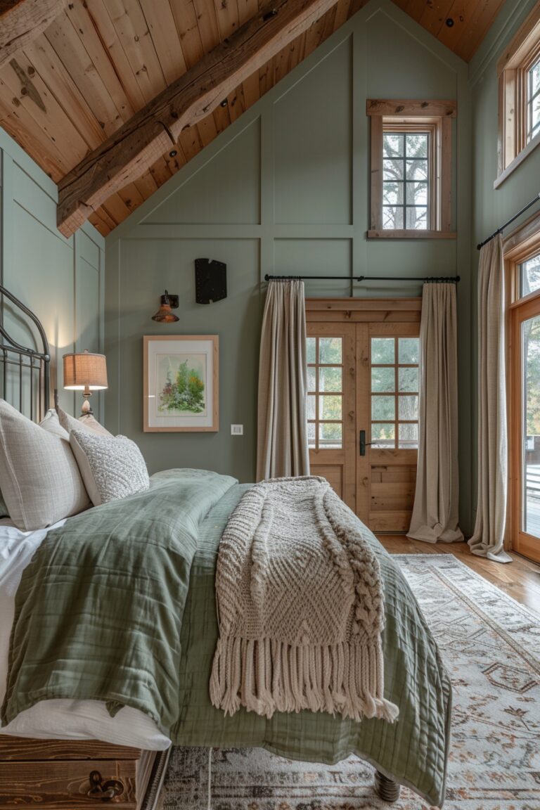 29 Sage Green Farmhouse Bedroom Ideas: Embrace Tranquility And Rustic ...
