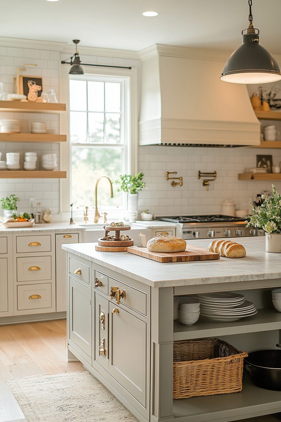 29 Coastal Farmhouse Kitchen Ideas That Combine Beach Vibes With Rustic ...