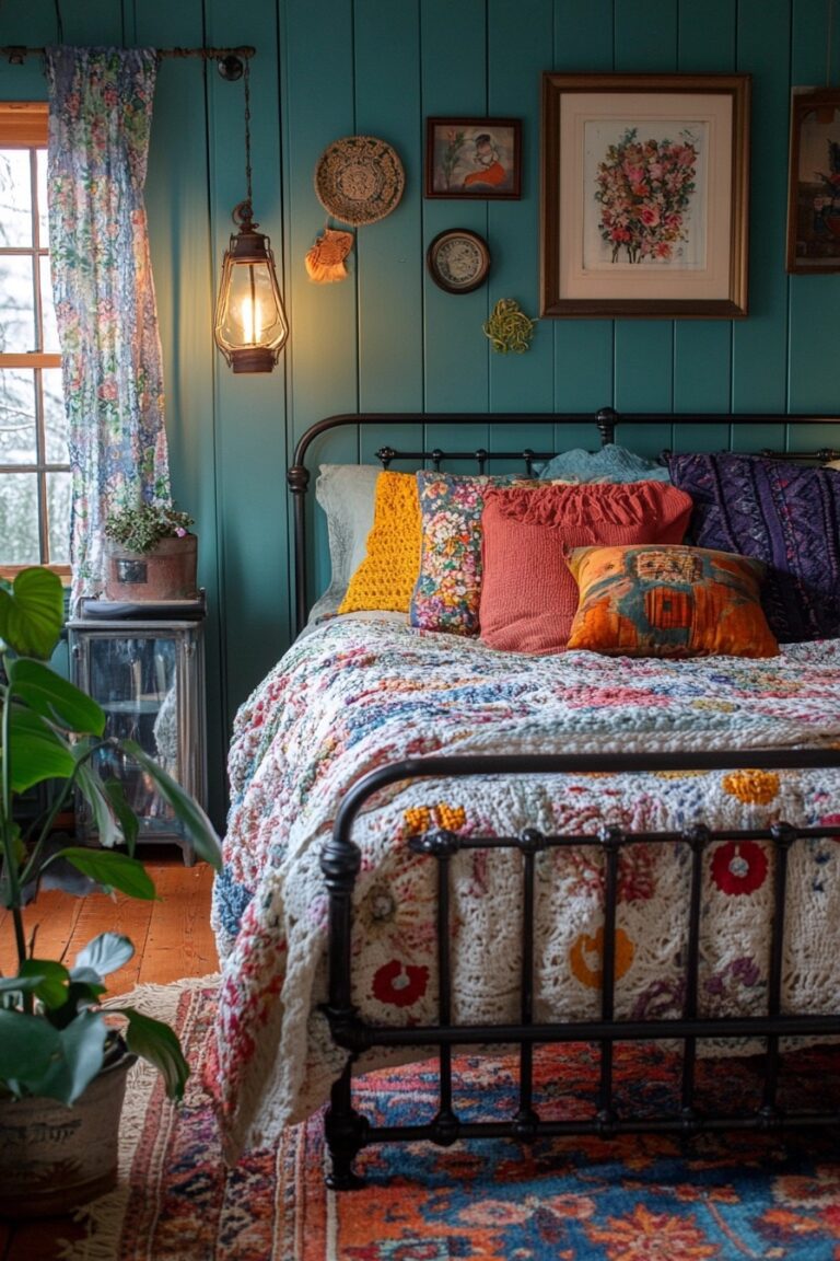 29 Boho Bedroom Vintage Decor Ideas To Mix Vintage Charm With Boho Style