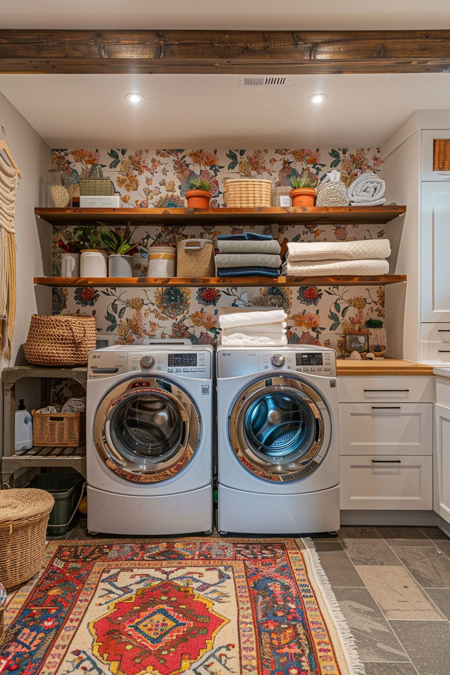 29 Stacked Laundry Room Ideas To Upgrade Your Laundry Setup