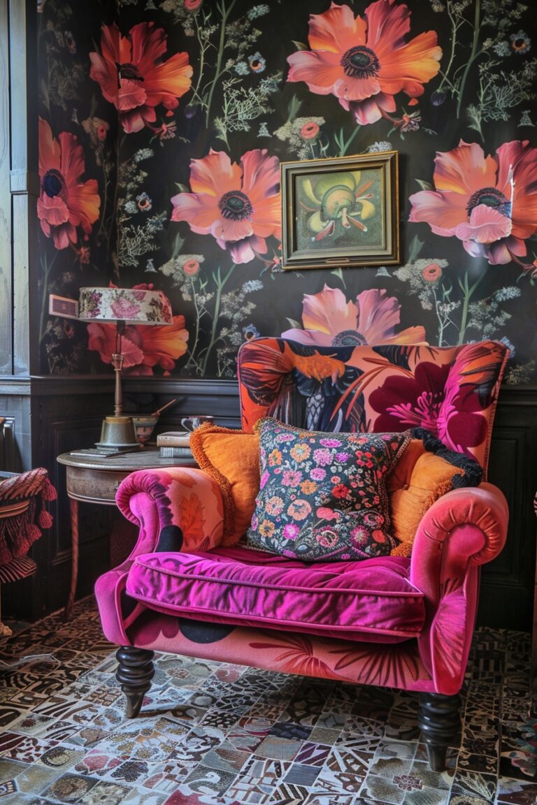 29 Cozy Maximalism Decor Ideas To Blend Bold Design With Cozy Comfort