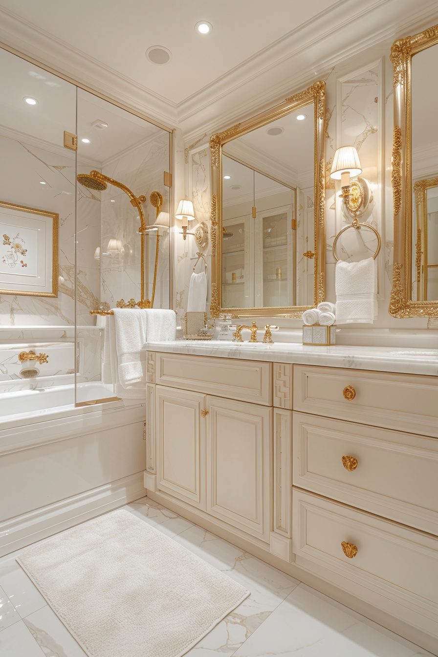 29 Gold Bathroom Decor Ideas To Create An Elegant Atmosphere