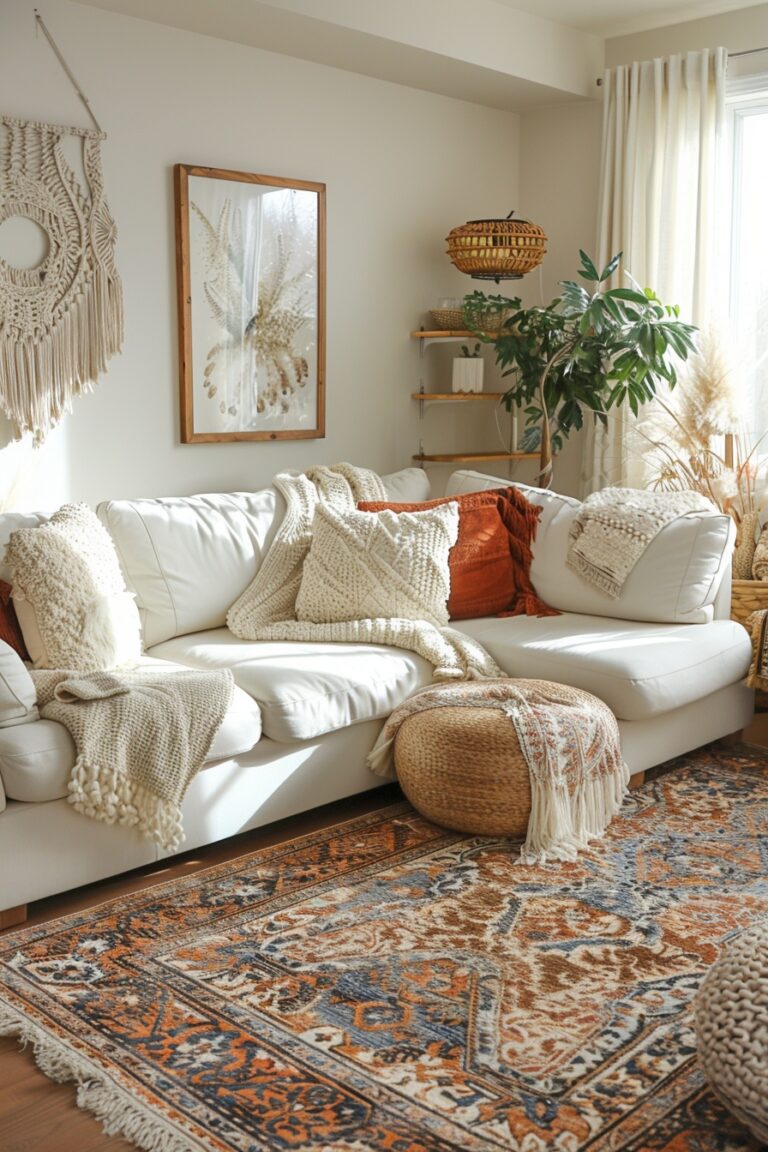 29 Scandi Boho Living Room Ideas For A Perfect Mix Of Simple And Cozy