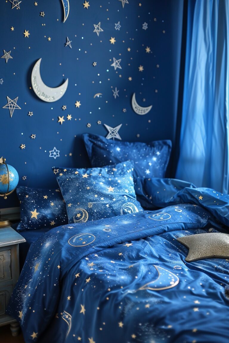 29 Blue Witchy Bedroom Ideas To Create A Magical Sanctuary