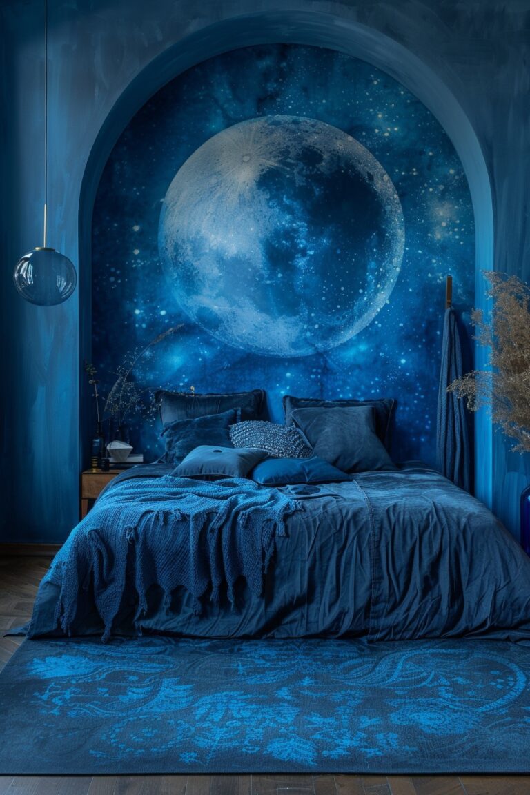 29 Blue Witchy Bedroom Ideas To Create A Magical Sanctuary