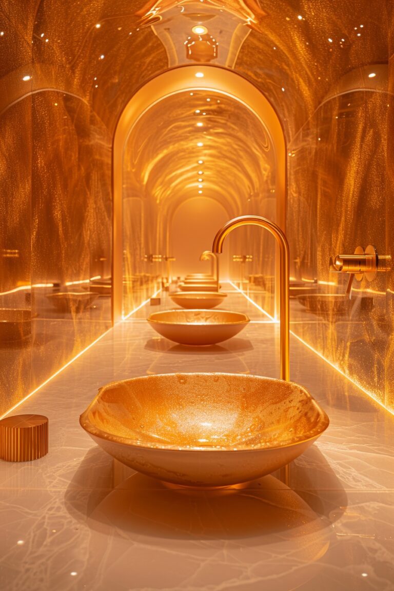 29 Gold Bathroom Decor Ideas To Create An Elegant Atmosphere