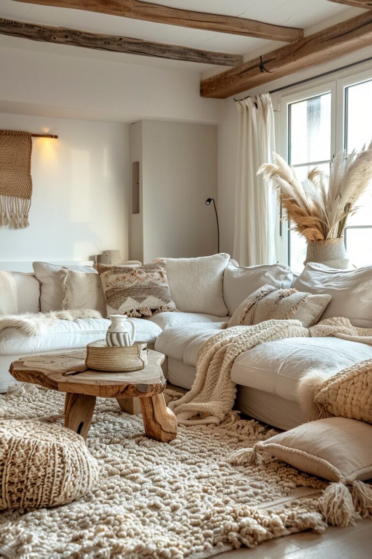 29 Scandi Boho Living Room Ideas For A Perfect Mix Of Simple And Cozy