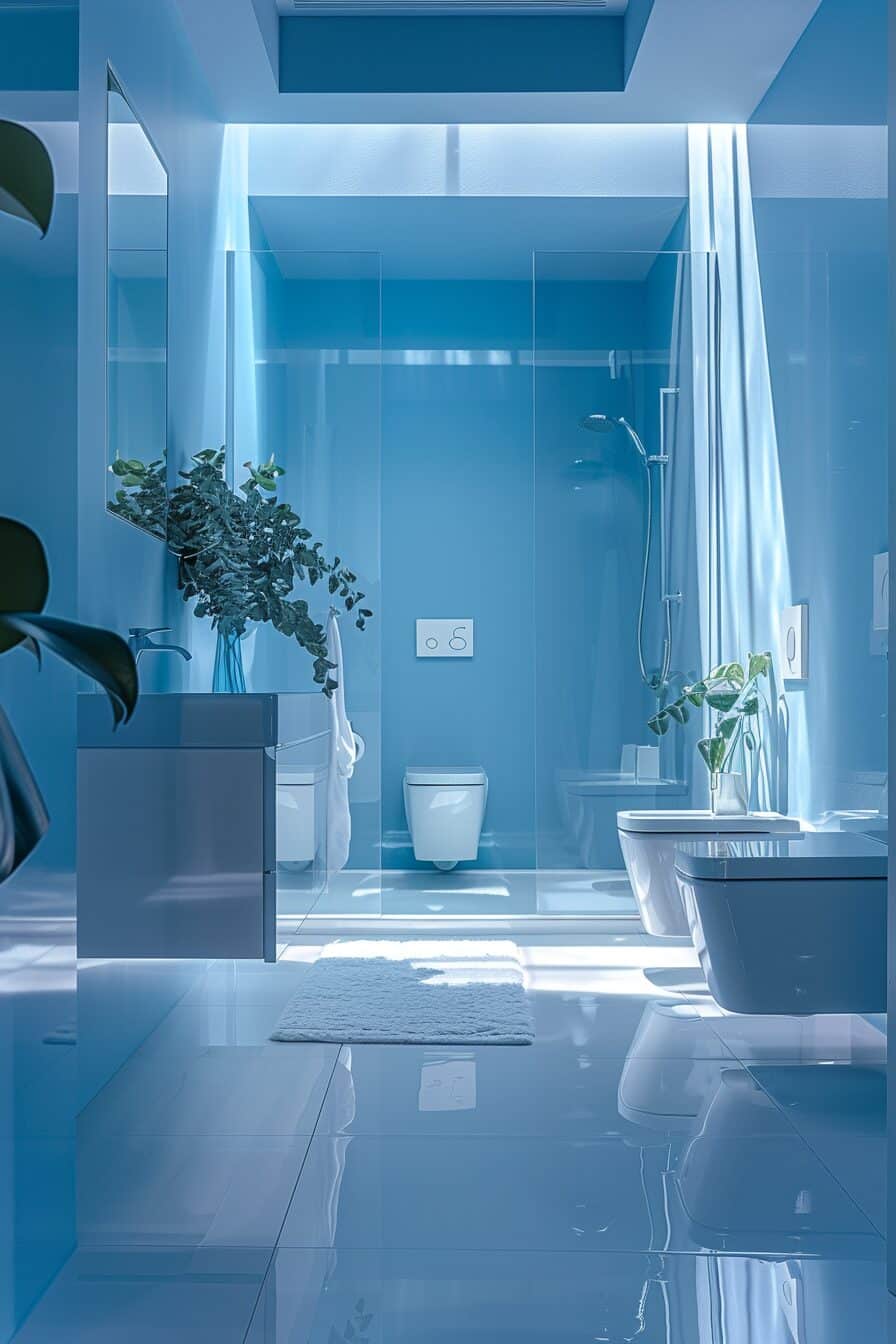 29 Blue Bathroom Decor Ideas To Create A Cool And Peaceful Atmosphere