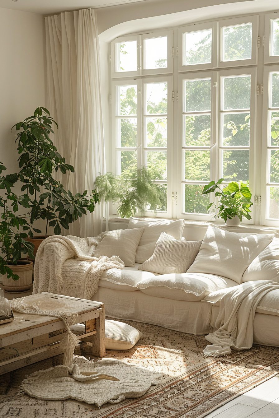29 Scandi Boho Living Room Ideas For A Perfect Mix Of Simple And Cozy