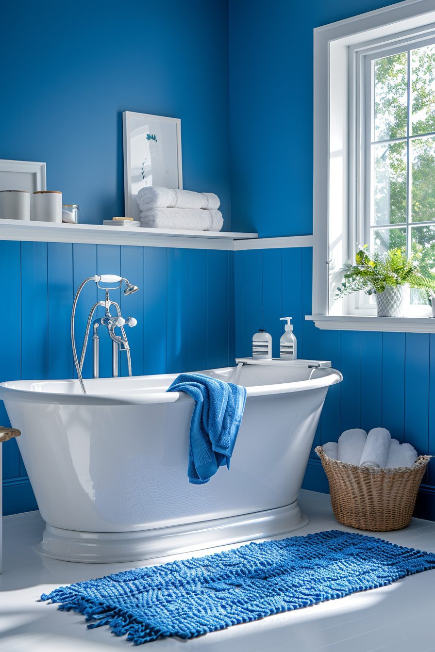 29 Blue Bathroom Decor Ideas To Create A Cool And Peaceful Atmosphere