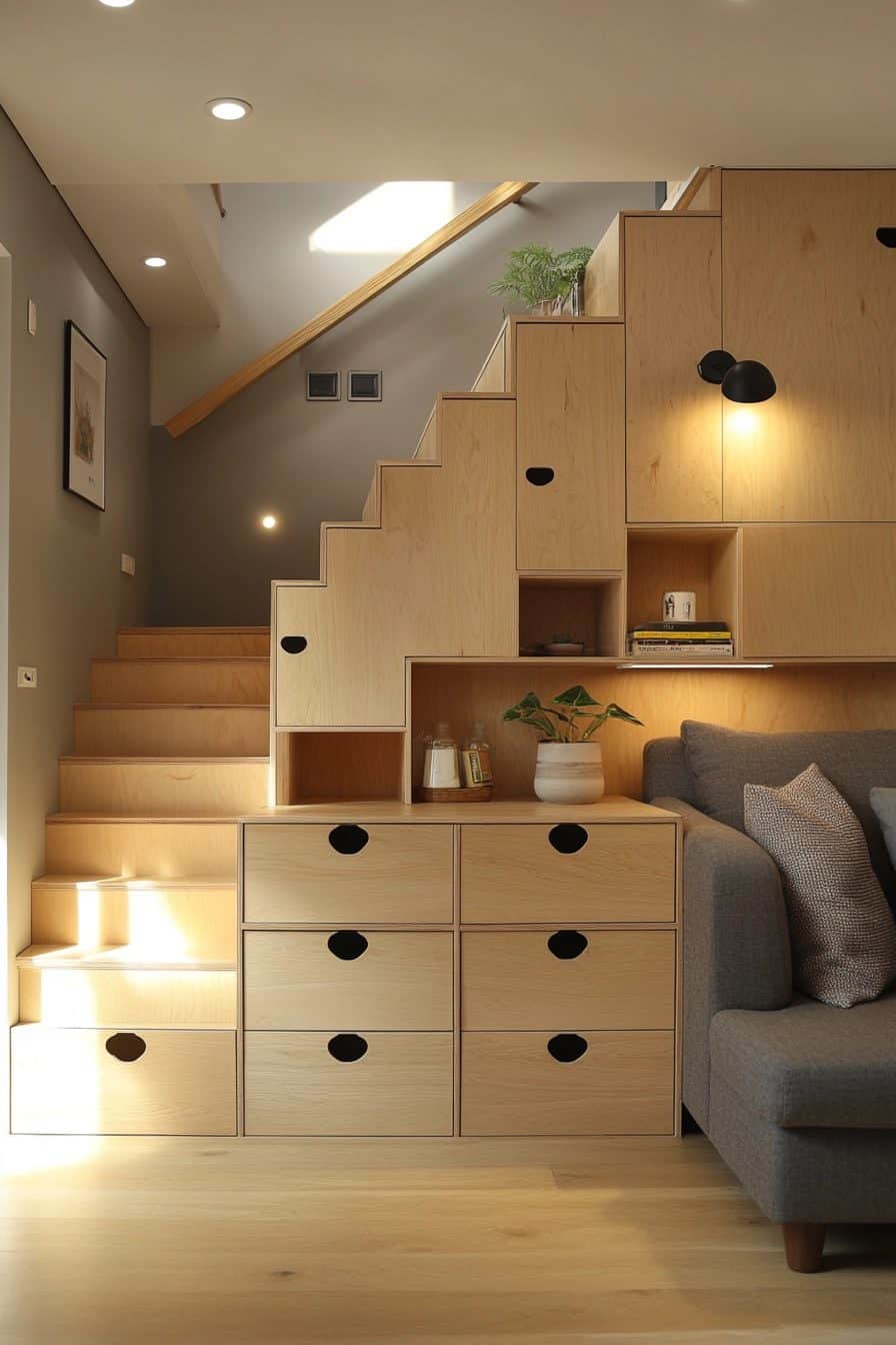 29 Staircase Storage Under Stairs Ideas For Clever Organizing Solutions