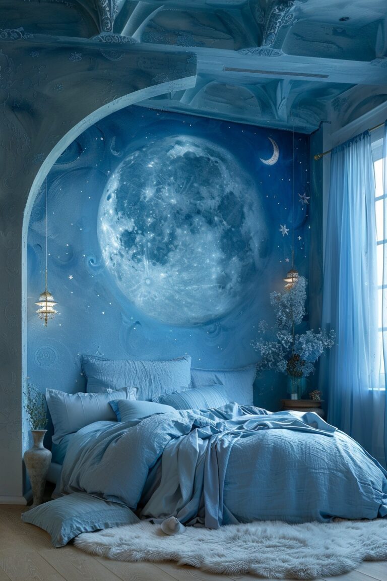 29 Blue Witchy Bedroom Ideas To Create A Magical Sanctuary