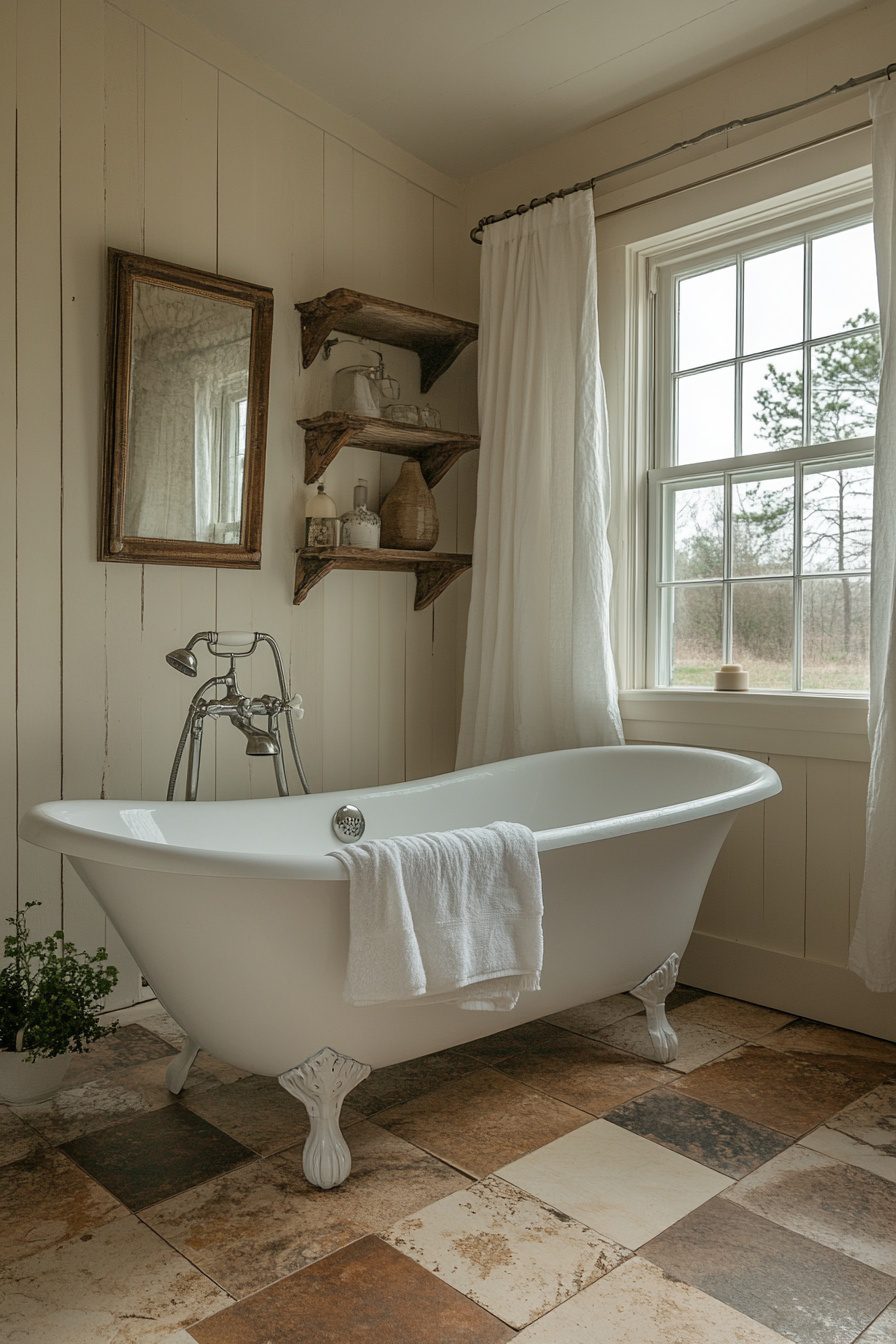 29 Vintage Modern Bathroom Ideas For A Beautiful Blend Of Nostalgia And ...