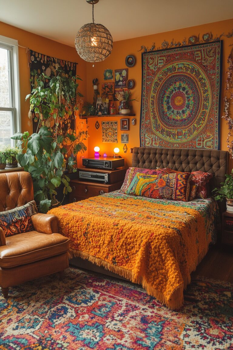 29 Boho Bedroom Vintage Decor Ideas To Mix Vintage Charm With Boho Style