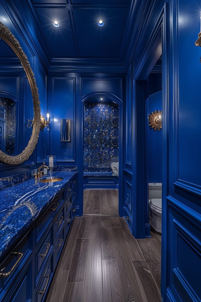 29 Blue Bathroom Decor Ideas To Create A Cool And Peaceful Atmosphere