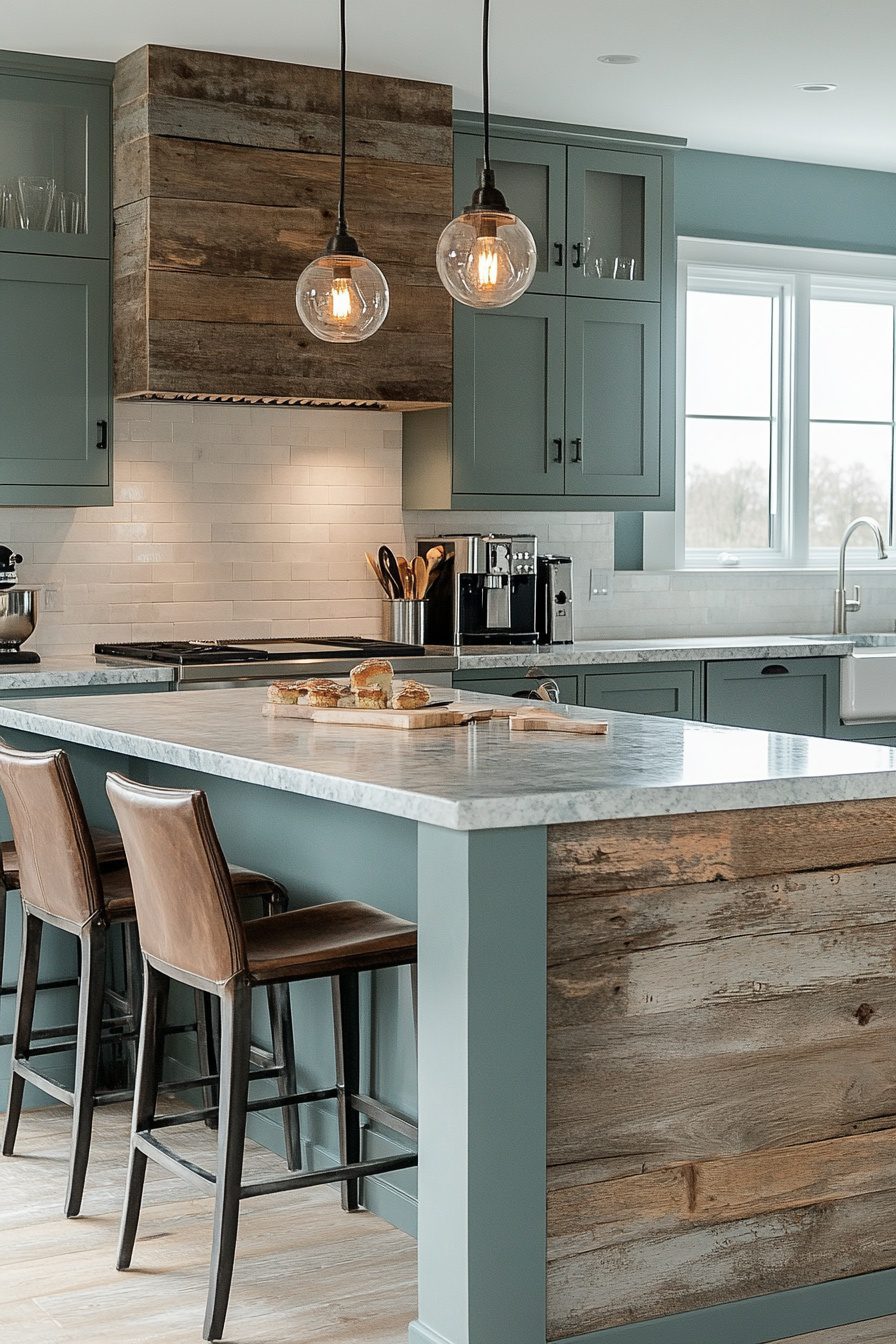 29 Coastal Farmhouse Kitchen Ideas That Combine Beach Vibes With Rustic ...
