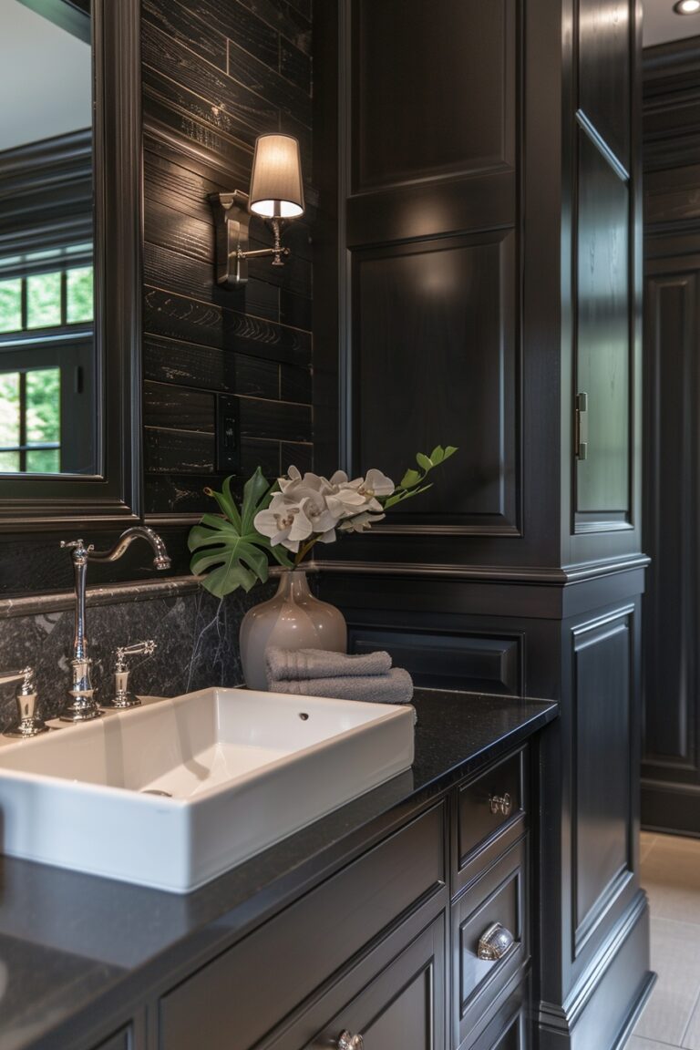 29 Black Bathroom Decor Ideas To Transform Your Space With Dark Elegance