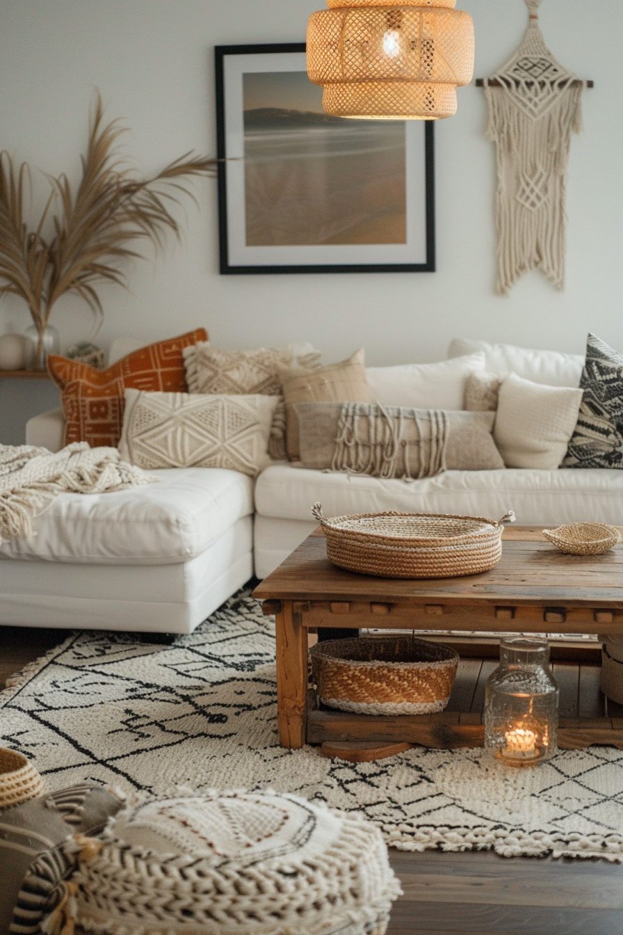 29 Scandi Boho Living Room Ideas For A Perfect Mix Of Simple And Cozy