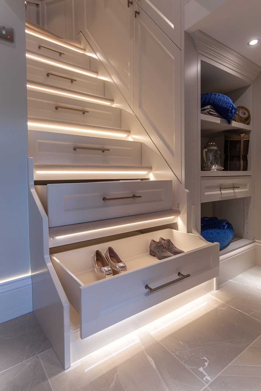 29 Staircase Storage Under Stairs Ideas For Clever Organizing Solutions