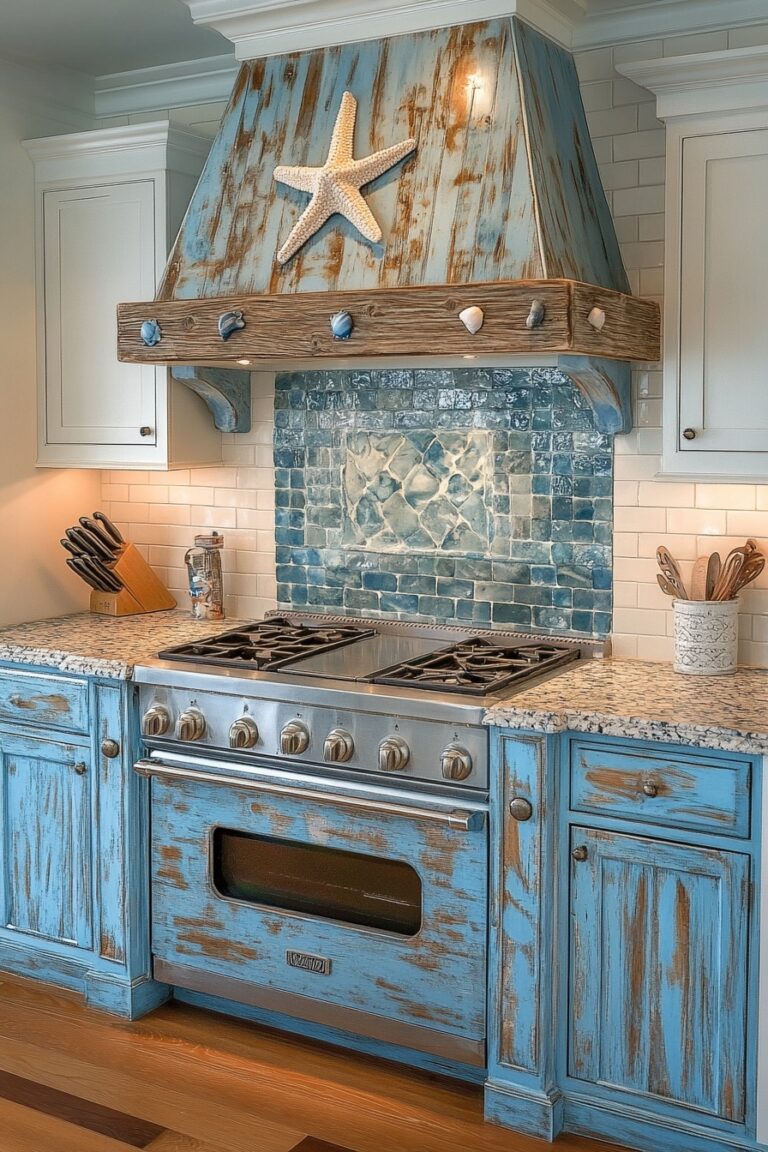 29 Coastal Farmhouse Kitchen Ideas That Combine Beach Vibes With Rustic ...