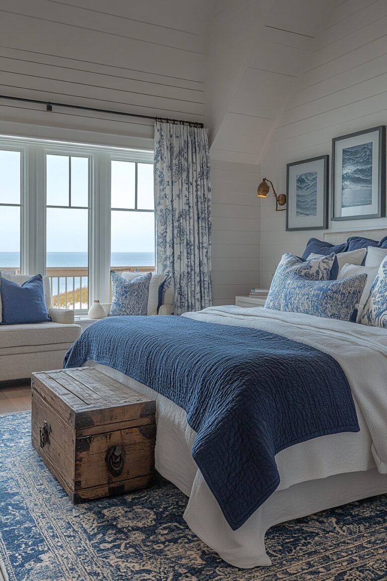 29 Coastal Farmhouse Bedroom Ideas For Dreamy Seaside Vibes