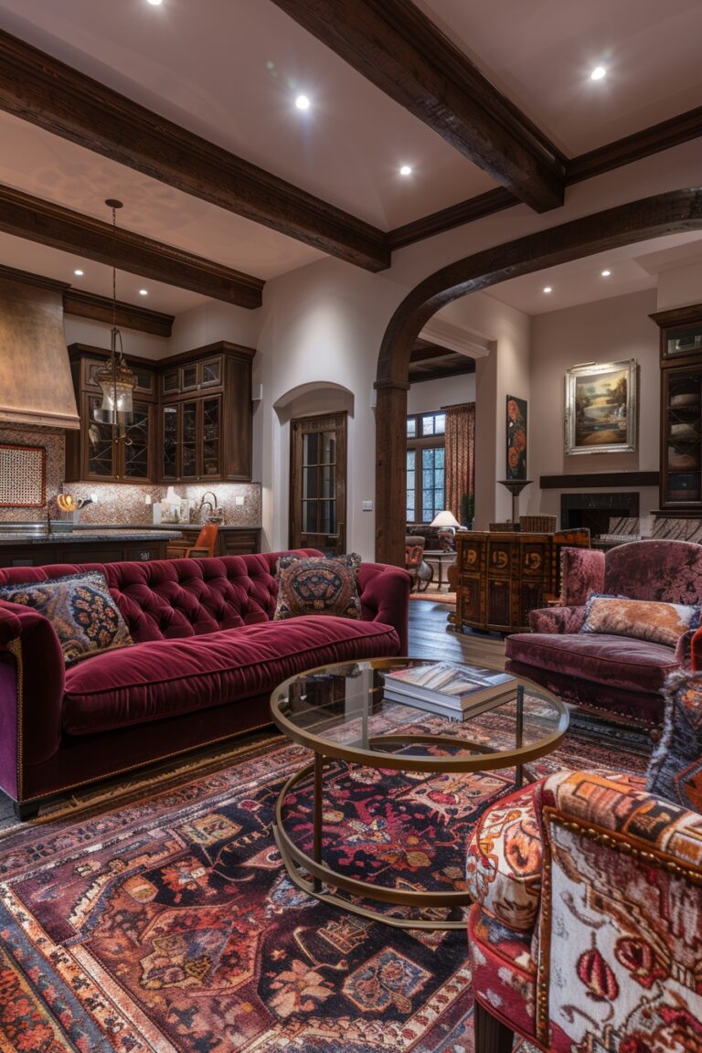 29 Cozy Maximalism Decor Ideas To Blend Bold Design With Cozy Comfort