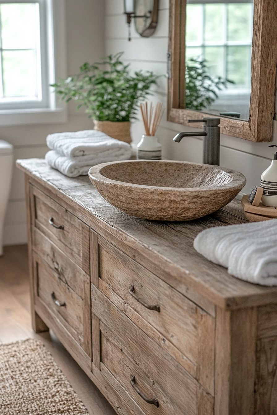 29 Coastal Farmhouse Bathroom Ideas To Infuse Beach Vibes Into Your Decor