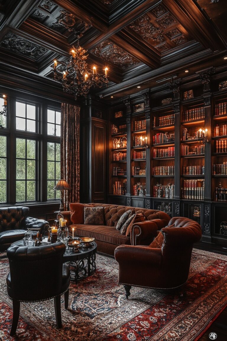 29 Western Gothic Living Room Ideas For A Stylish And Gothic-Inspired ...